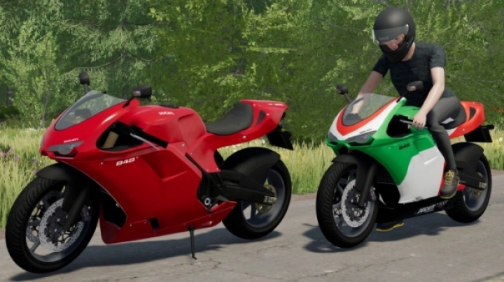 FS22 Ducati 848 Motosiklet Yaması V1.0 – Fsdestek